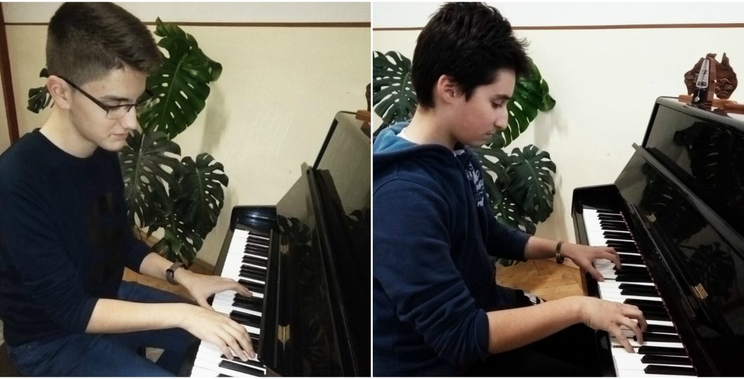 Tineri talentaţi la clasa de pian a Şcolii Populare de Arte: Krin David ...