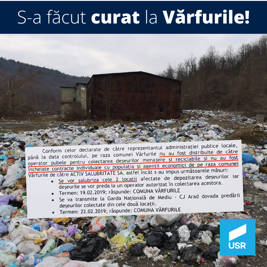 Sergiu Vlad (deputat USR): La Vârfurile s-a făcut curat! · Special Arad