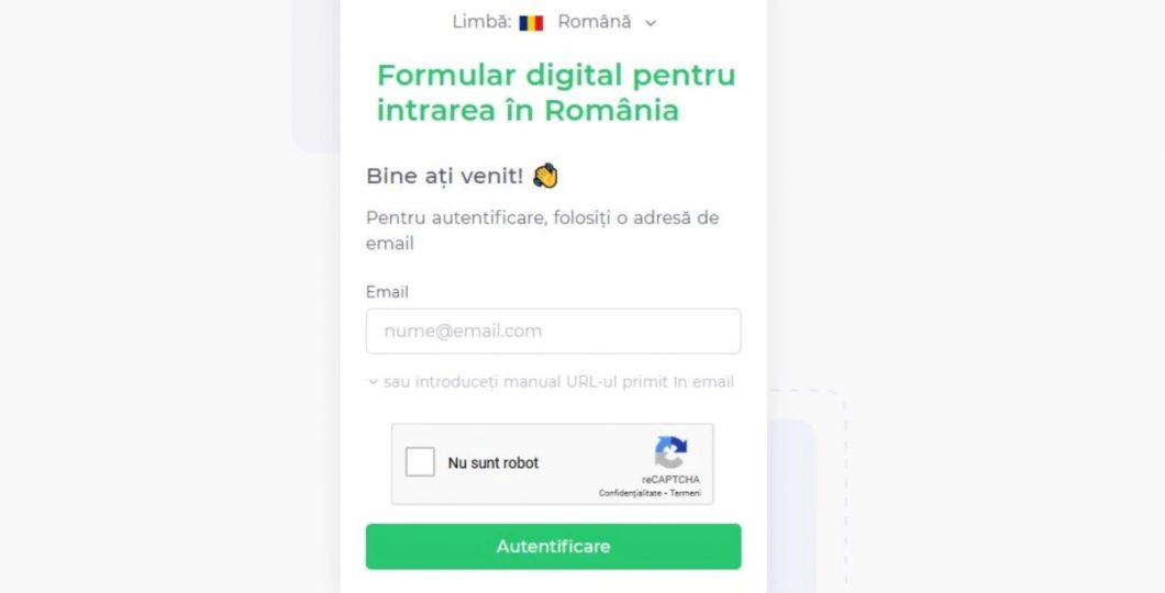 Certificatul PLF a fost anulat: „Formularul de localizare a pasagerului ...