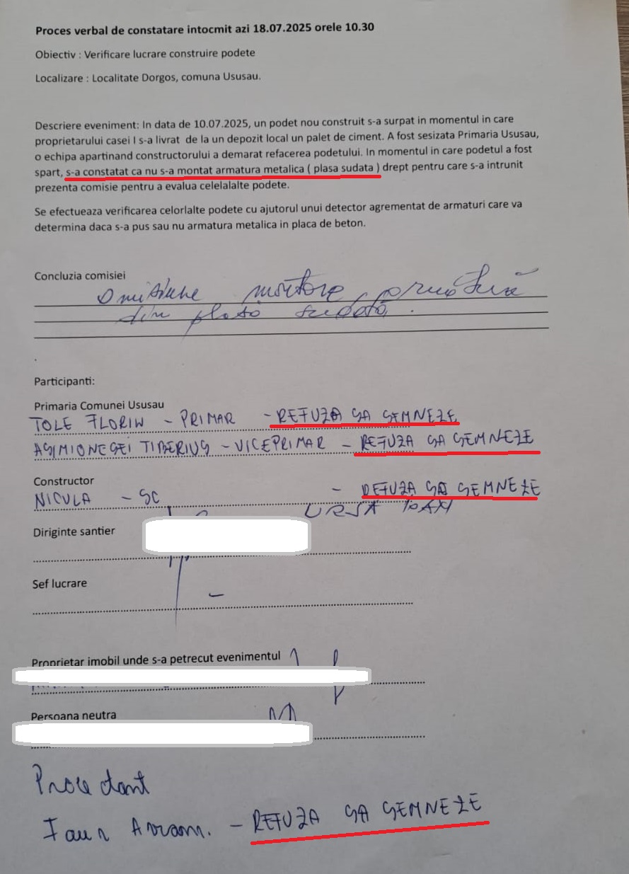 S-a rupt podețul, s-au risipit banii. Investiție publică de mântuială ...