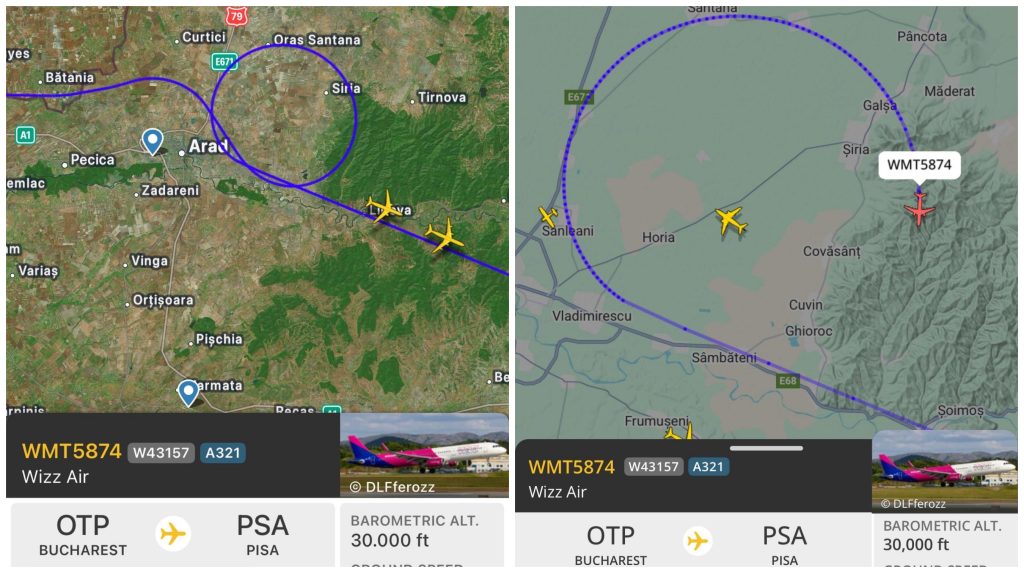 WizzAir a adus un ultim omagiu în zbor pentru pilotul arădean Vlad ...