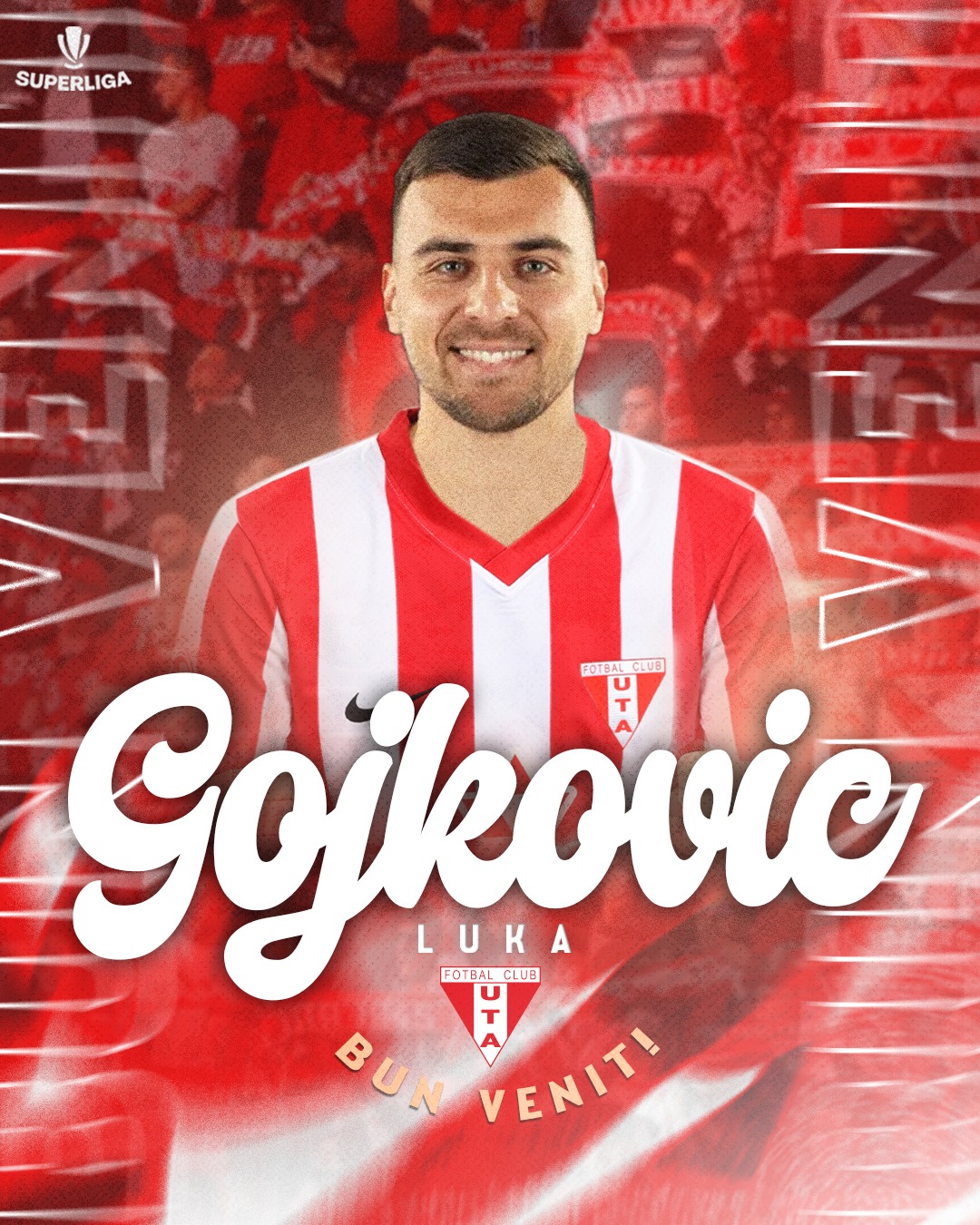 Luka Gojkovic, la UTA până în vară! Depinde de M’Poku pentru a juca ...
