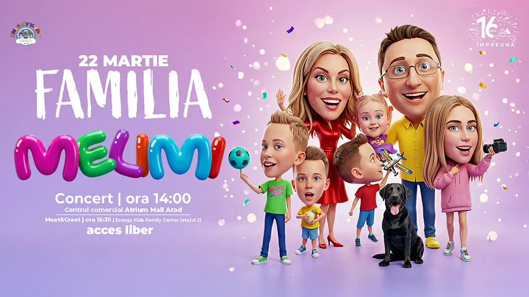 Atrium Mall Arad sărbătorește 16 ani cu trei zile de evenimente ...